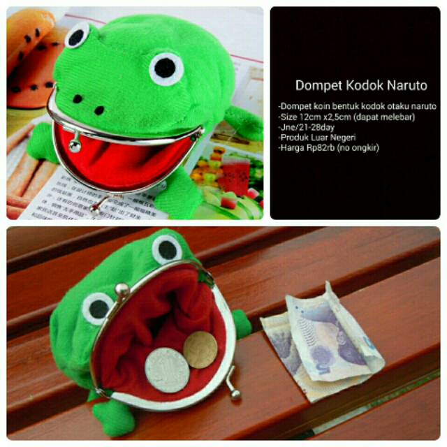 Jual Dompet Frog Naruto Dompet Naruto Dompet Gamachan 12cm Dompet Katak ...
