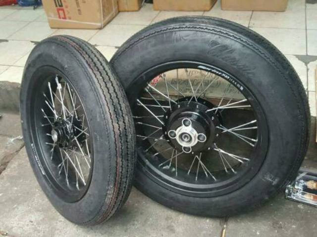 Jual PAKET BAN CLASSIC KLASIK BOBBER JAPSTYLE SUPER JUMBO BAN400 ...