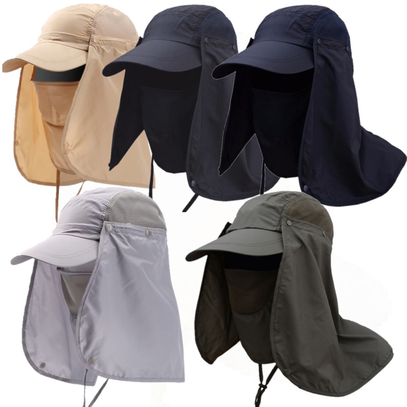 Jual Topi Memancing Tentara Jepang Anti UV Matahari Fishing Hat - MH011 ...