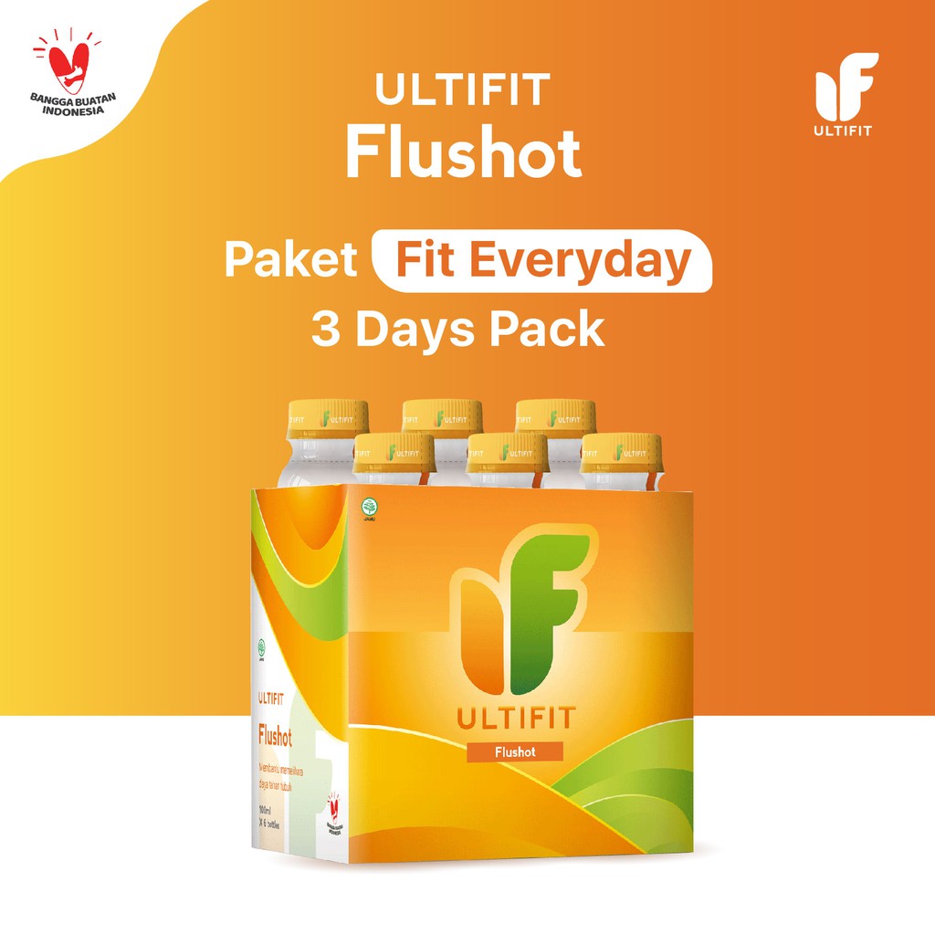 Jual Paket 6 Botol Ultifit Flushot | Shopee Indonesia