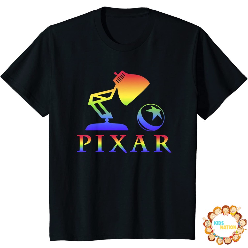 Jual Baju anak Disney Pixar Rainbow Pixar Logo T-Shirt | Shopee Indonesia