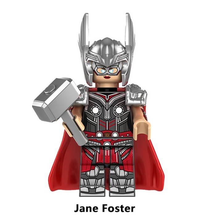 Jual Lego Jane Foster Thor Mjolnir Hero Ragnarok Gamora Ronin Yoda ...