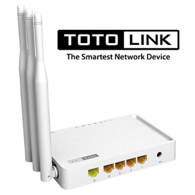 Jual Wireless n router totolink 300mbps 3 antenna wifi iptv vpn wds ...