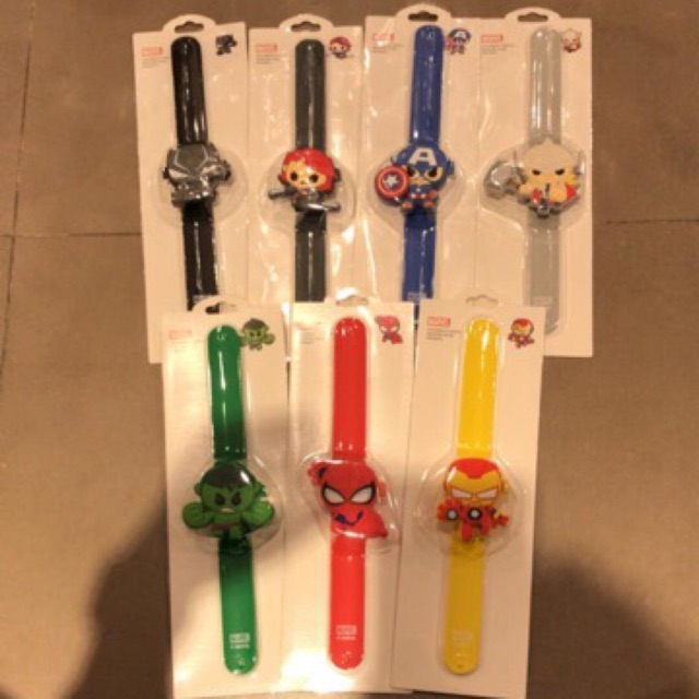Jual MINISO X MARVEL! Sesame Street / Marvel series kids slap watch ...
