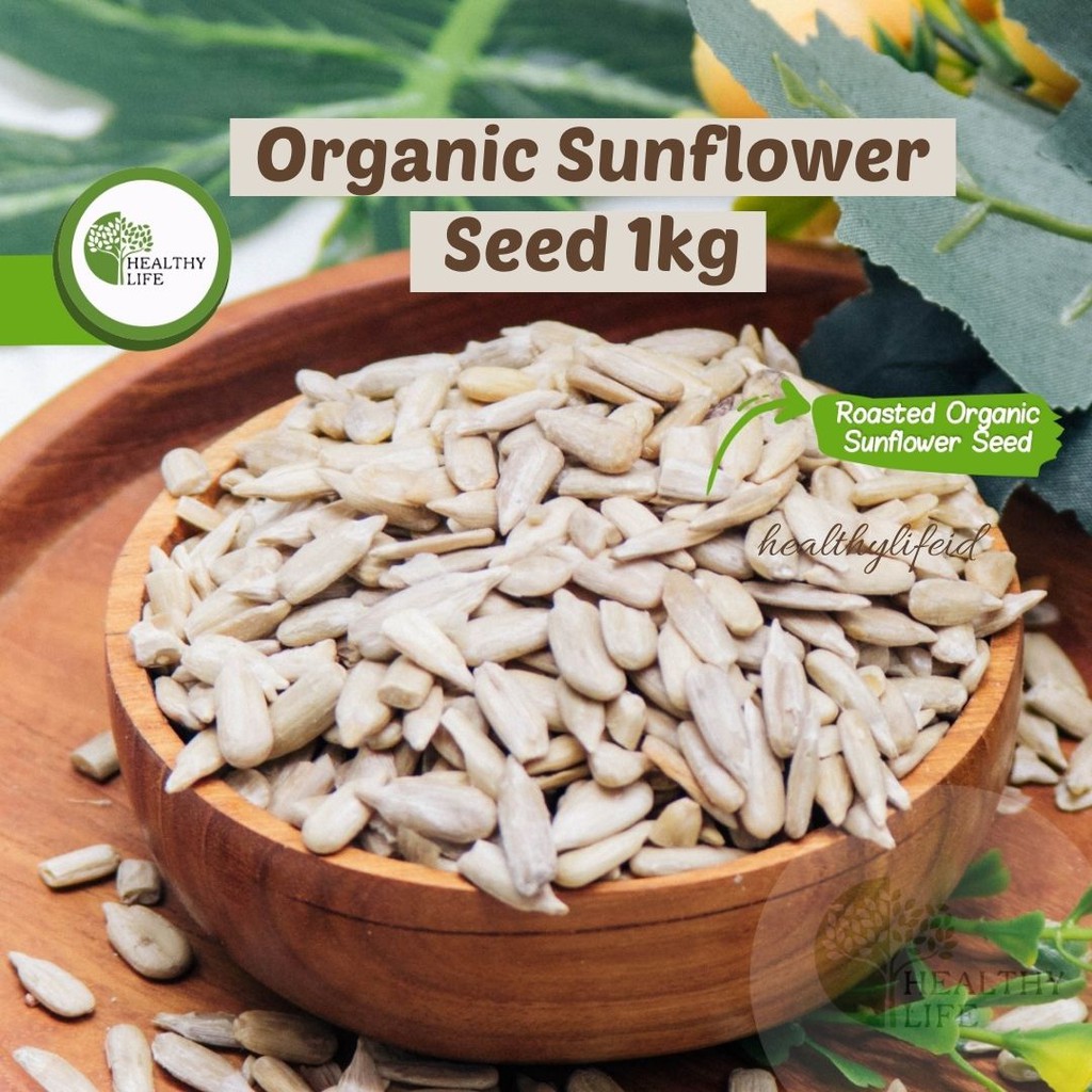 Jual Organic Sunflower Seed / Biji Bunga Matahari (Kuaci Kupas) 1 kg ...