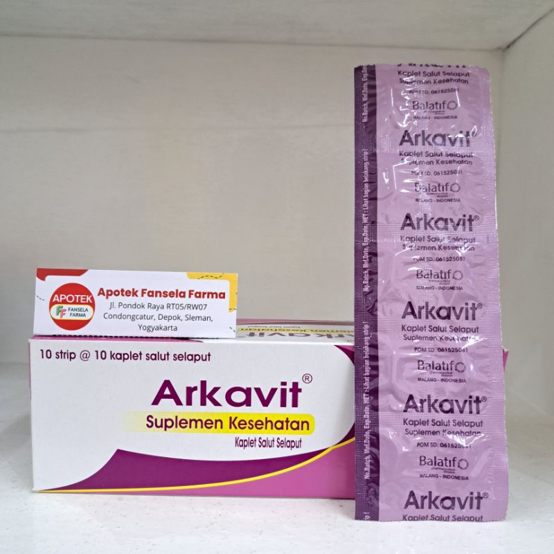Jual Arkavit Suplemen Kesehatan kapsul vitamin daya tahan tubuh ...