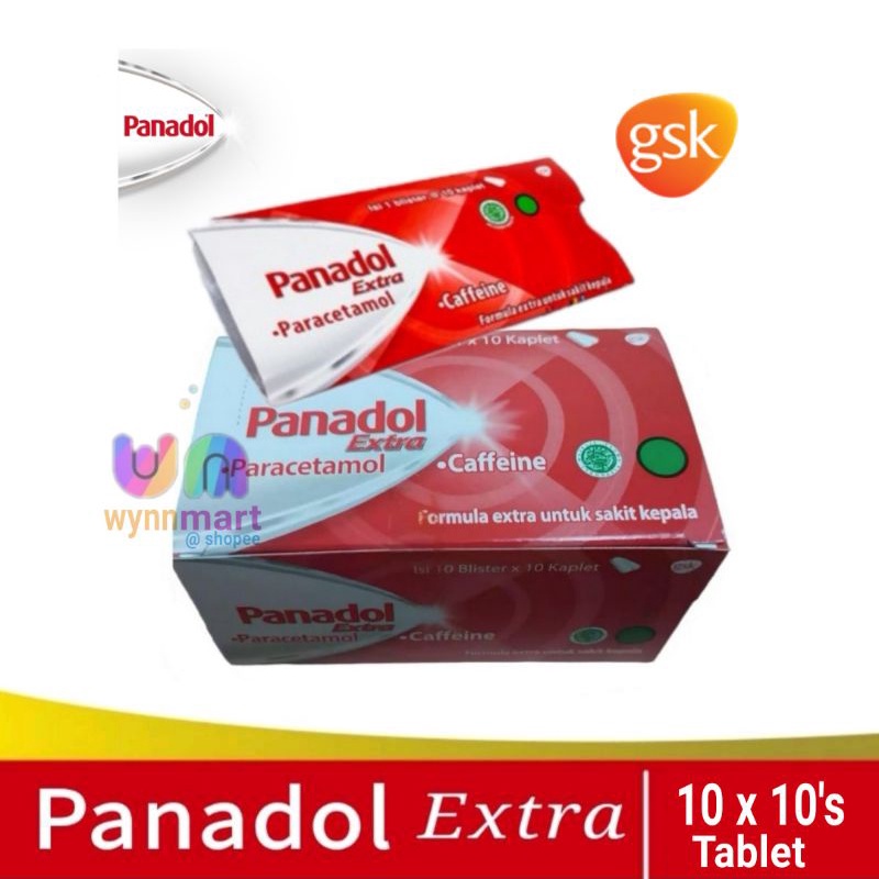 Jual Panadol Extra @10 x 10 Tablets/ box | Shopee Indonesia