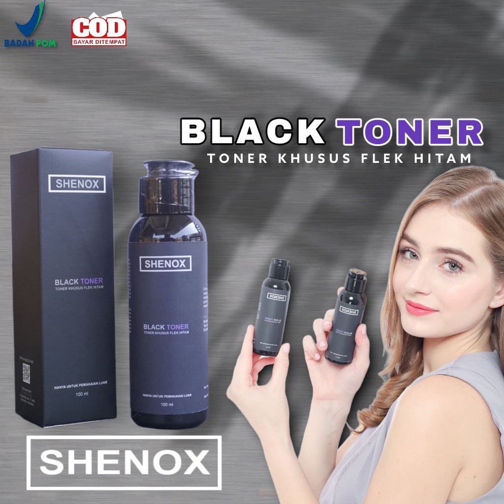 Jual Black Toner Khusus Flek Menahun & Tebal Wajah Glowing Tanpa Flek ...