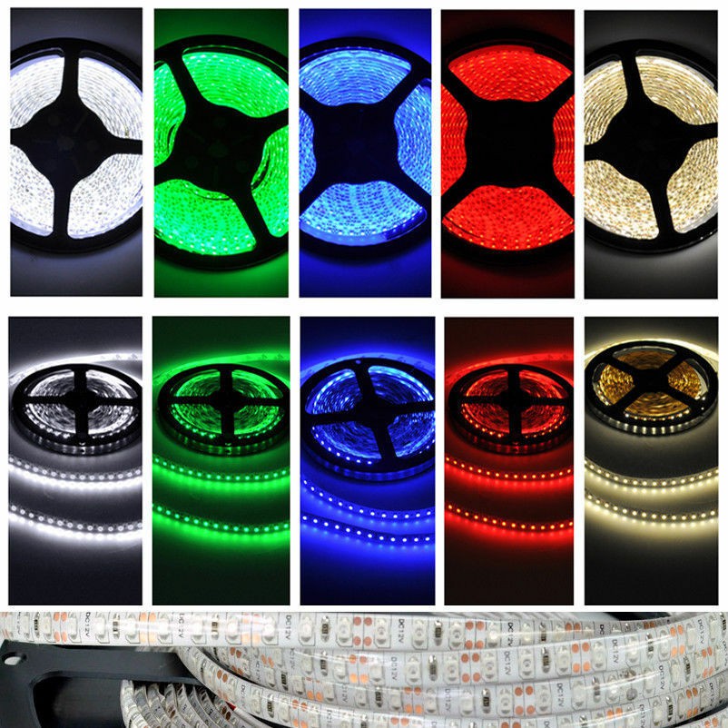 Jual Lampu LED Strip Light SMD IP65 Waterproof Flexible Roll 5 Meter 60 ...