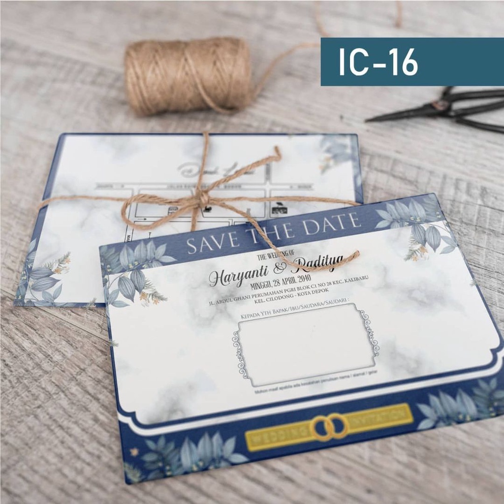 Jual IC 16 | Blangko Undangan | Undangan Print | Undangan Kosong ...