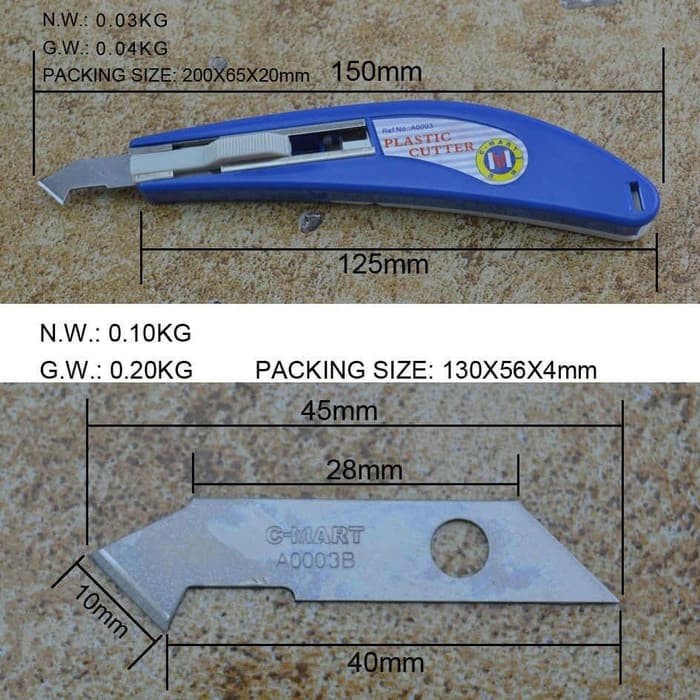Jual PTMndri - Cutter Pisau Alat Pemotong Potong HPL Taco Sheet ...