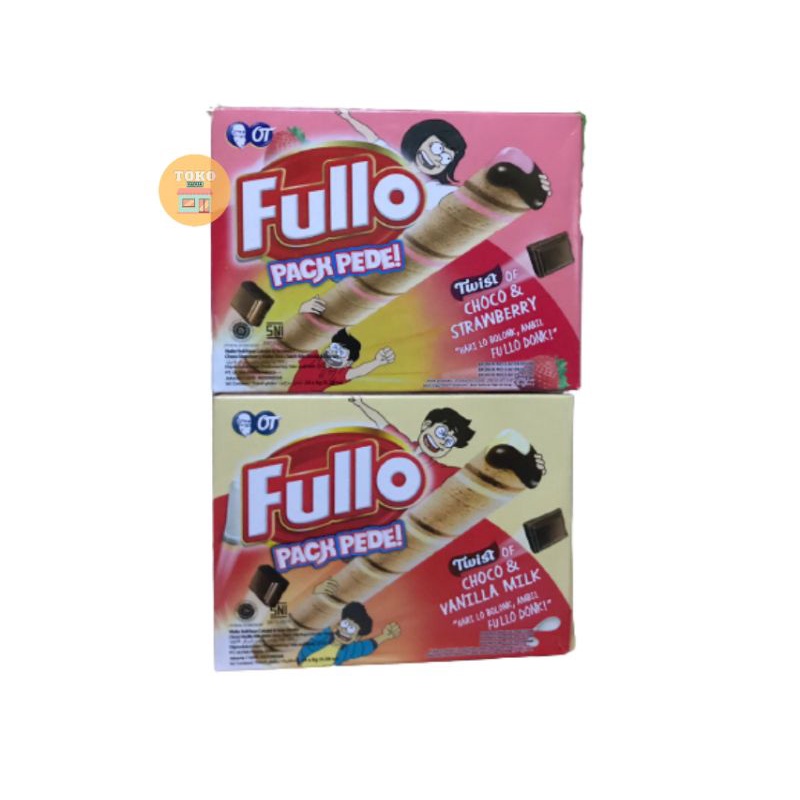 Jual Fullo Wafer Roll Rasa Choco & Vanilla Milk 8gr / Fullo Wafer Roll ...