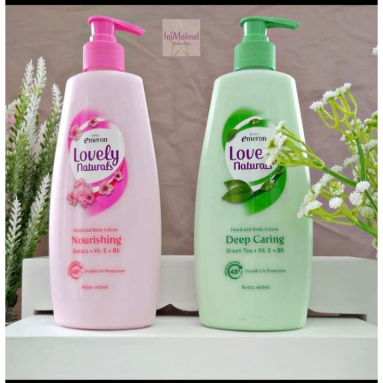Jual Emeron Lovely Naturalis Hand and Body Lotion 400ml | Shopee Indonesia