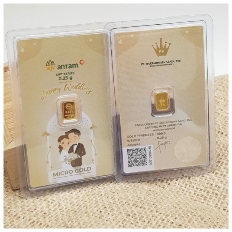 Jual Happy Wedding Modern Gift Series | Kado | Hampers | Antam Micro ...