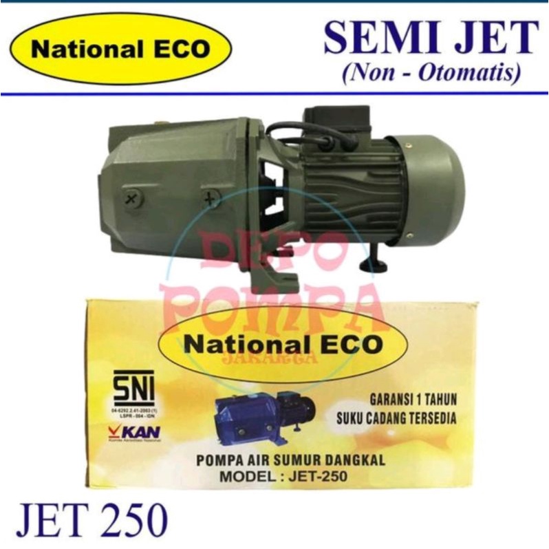 Jual Pompa air National Semi JET 250 Pompa National Eco Jet 250 Pompa ...