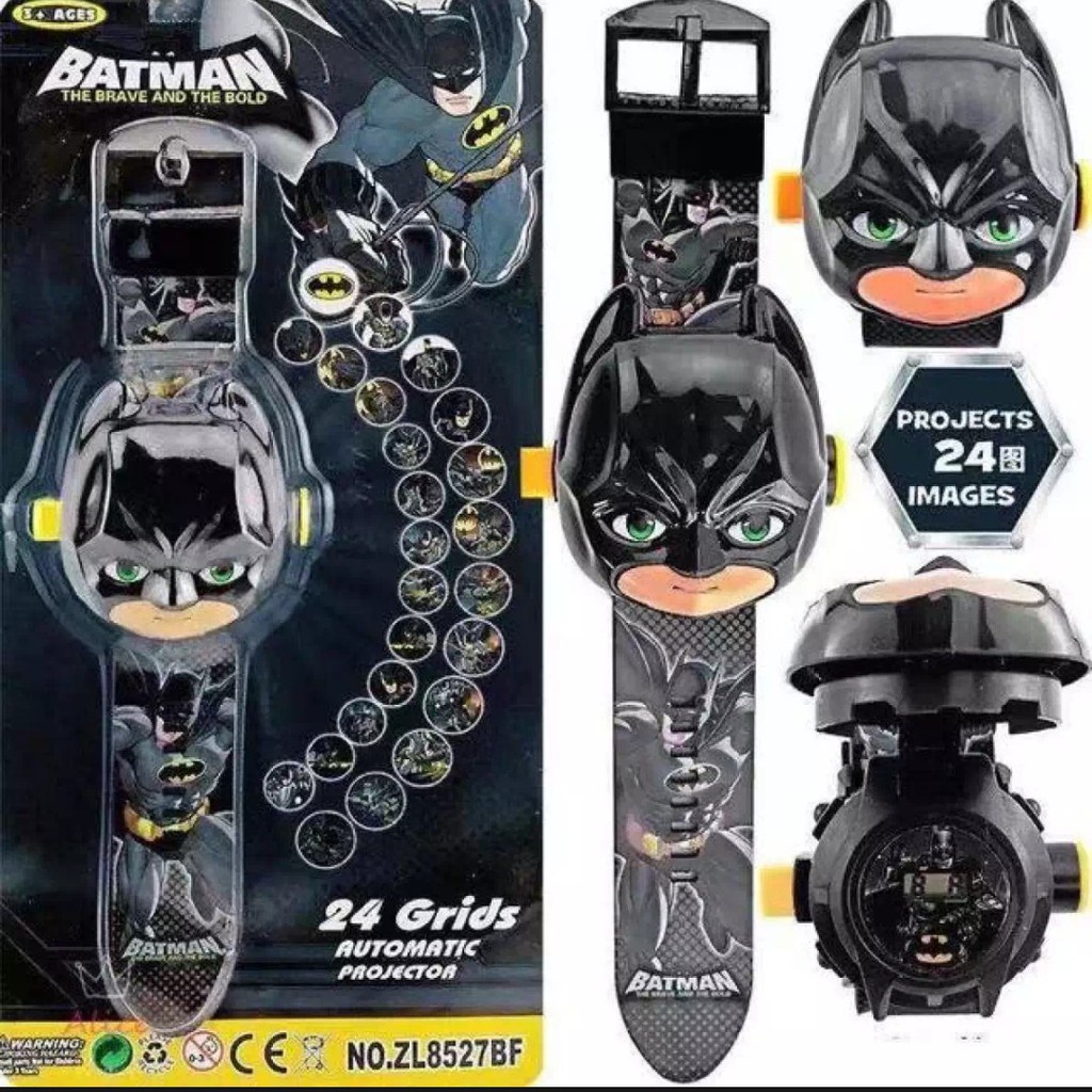 Jual JAM TANGAN ANAK / JAM BATMAN / JAMPROYEKTOR BESAR / JAM ANAK ...