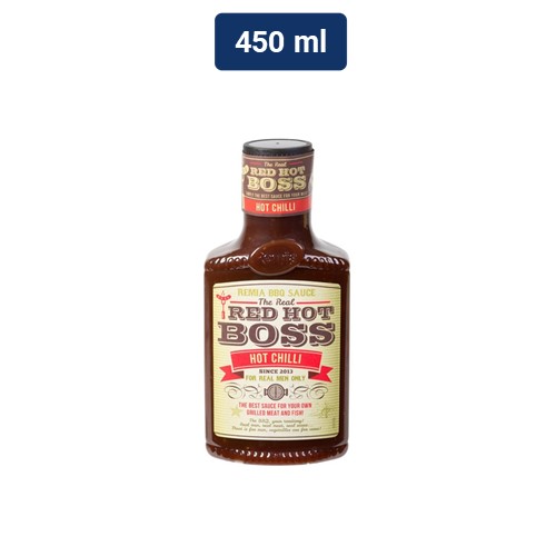 Jual Remia BBQ Sauce Red Hot Boss Hot Chilli 450 mL | Shopee Indonesia