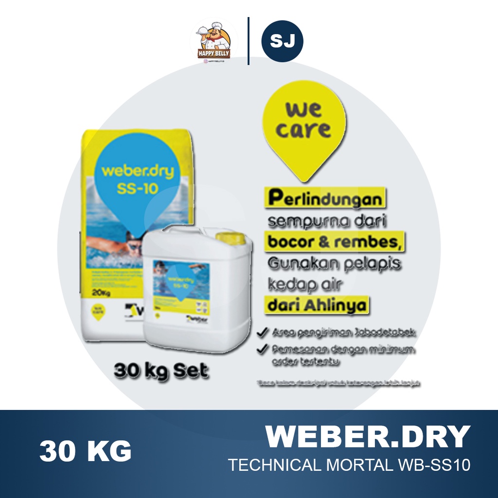 Jual MU Weber Dry SS-10 Waterproofing 2 Komponen 30kg | Shopee Indonesia