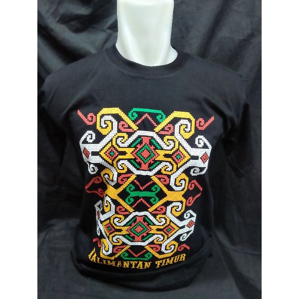 Jual Kaos sablonan 3D Motif Ukiran Kalimantan | Shopee Indonesia