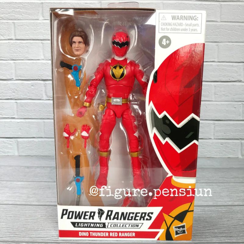 Jual HASBRO POWER RANGERS LIGHTNING COLLECTION DINO THUNDER RED RANGER ...