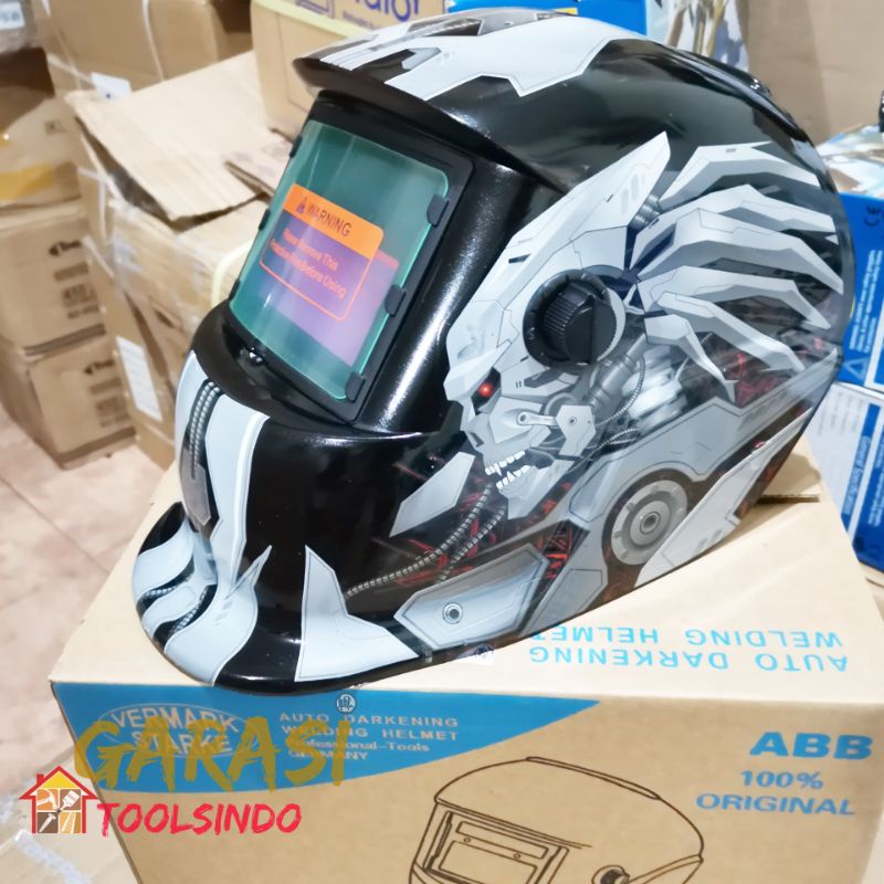 Jual helm las kedok las otomatis gelap helm las autodark topeng las ...