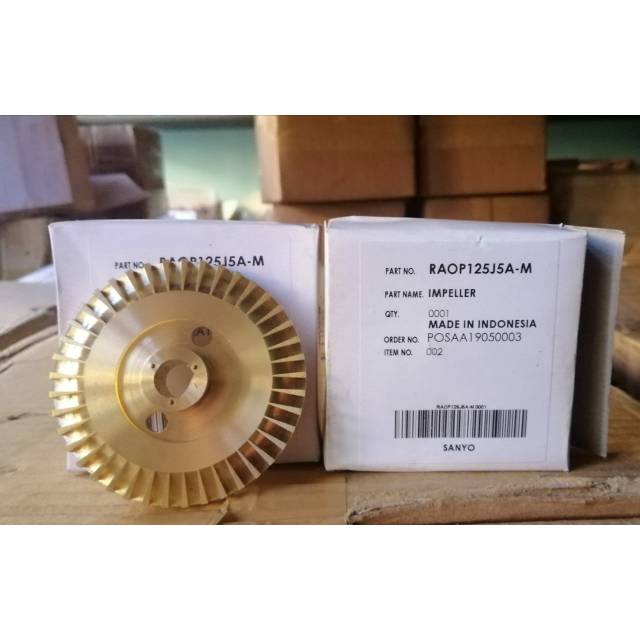 Jual Spare Part Pompa Air Sanyo Impeller Tipe Pompa PH- 137 AC PWH-137 ...