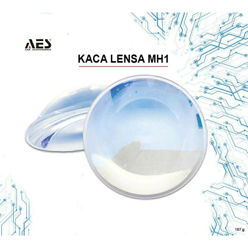 Jual Kaca lensa projector 2.5 Inch Biled MH1 WST Bluelens Vinyx ...