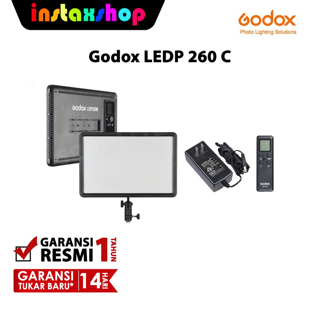 Jual Godox 260C LED Video Light Plus Battery and Charger + Remote ...