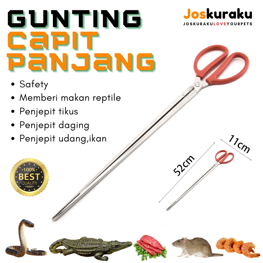 Jual Capit Tikus Daging Jos Gunting Panjang 0,5 Meter Penjepit Makanan ...