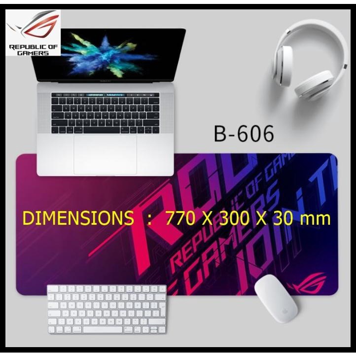 Jual Mouse Pad Asus Rog Original Quality Mousepad Gaming Besar Lebar ...