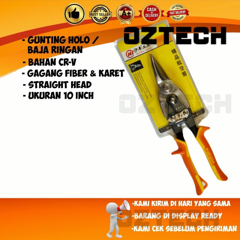 Jual gunting holo baja ringan 10inch CR-V fukuda | Shopee Indonesia
