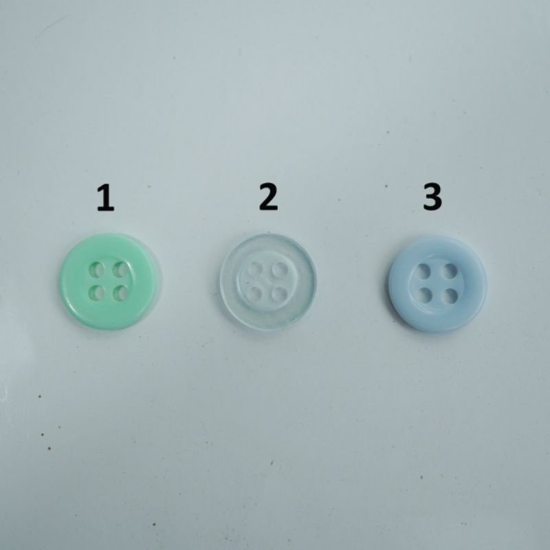 Jual Kancing baju lubang 4 / kancing kemeja / kancing seragam (1lusin ...