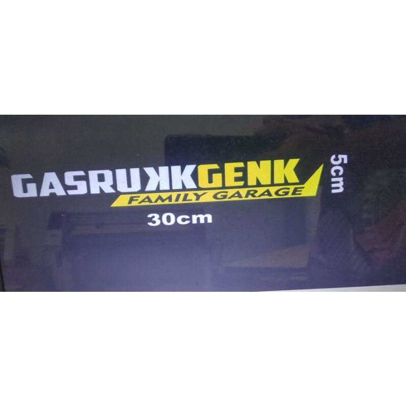 Jual stiker cutting gasruk gank famili garage | Shopee Indonesia