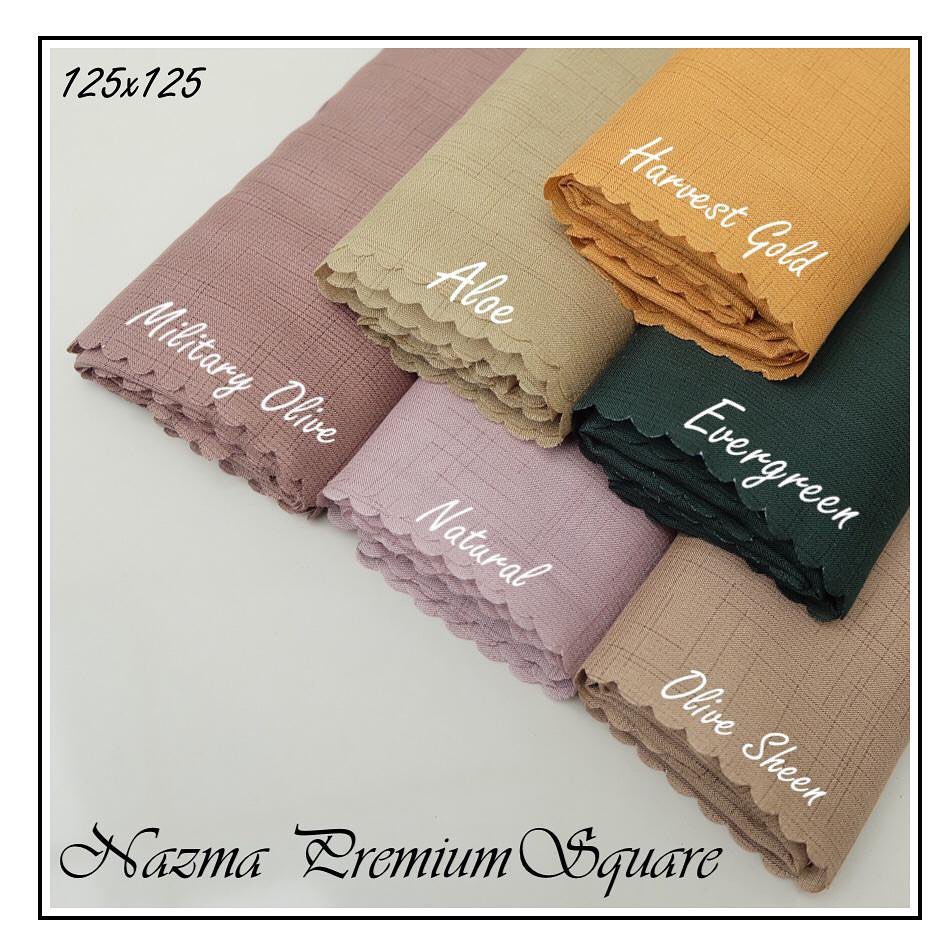 Jual Hijab Square Nazma premium (Laser cut) | Shopee Indonesia