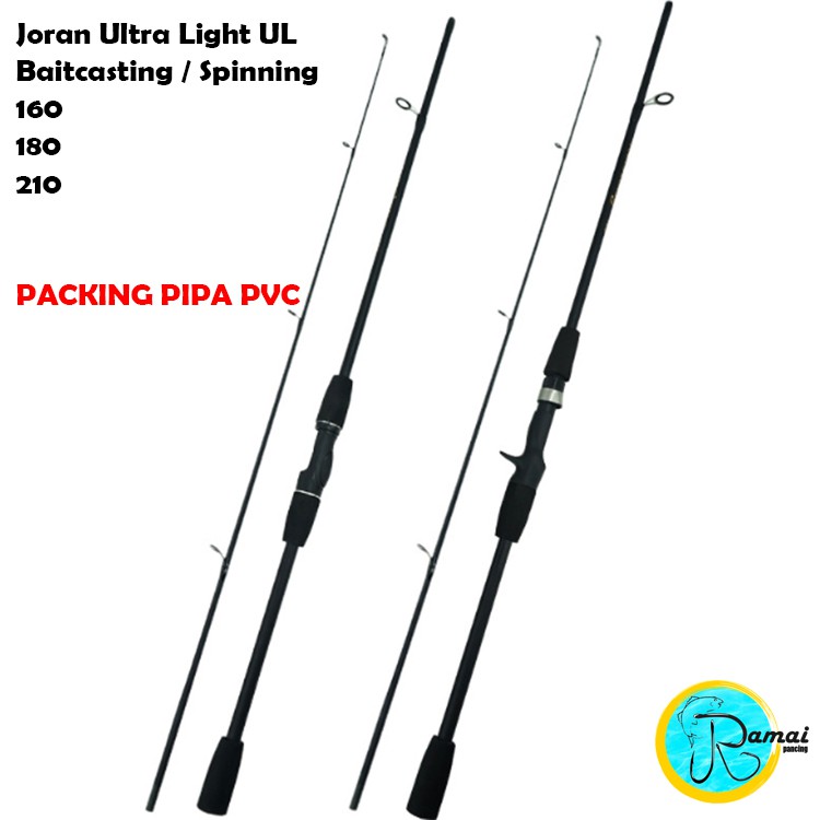 Jual JORAN UL ULTRALIGHT RENLONG WARNA HITAM CARBON FIBER SPINNING DAN BAITCASTING | Shopee ...