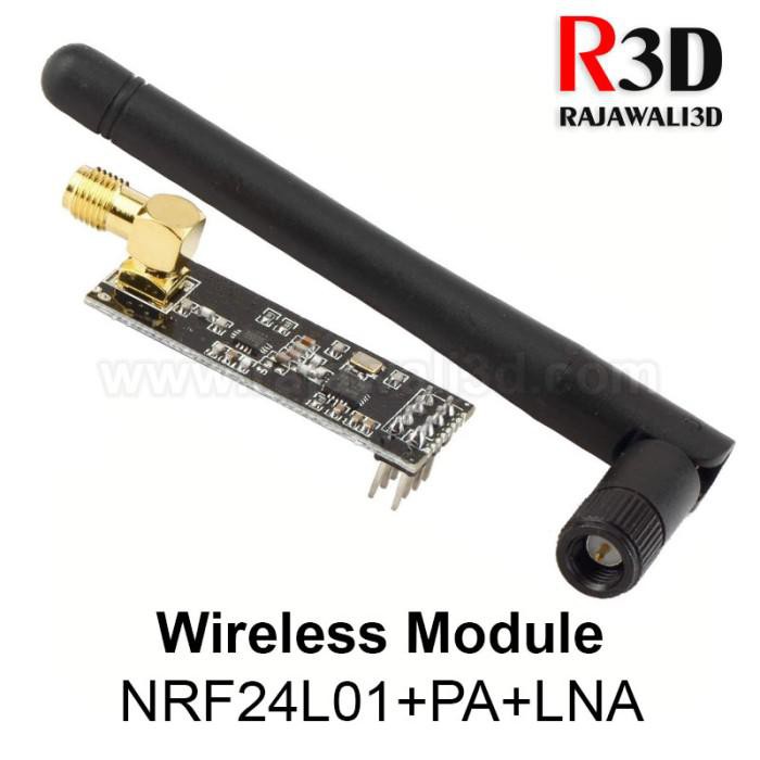 Jual Wireless Module NRF24L01+PA+LNA 1100M Long Distance For Arduino ...