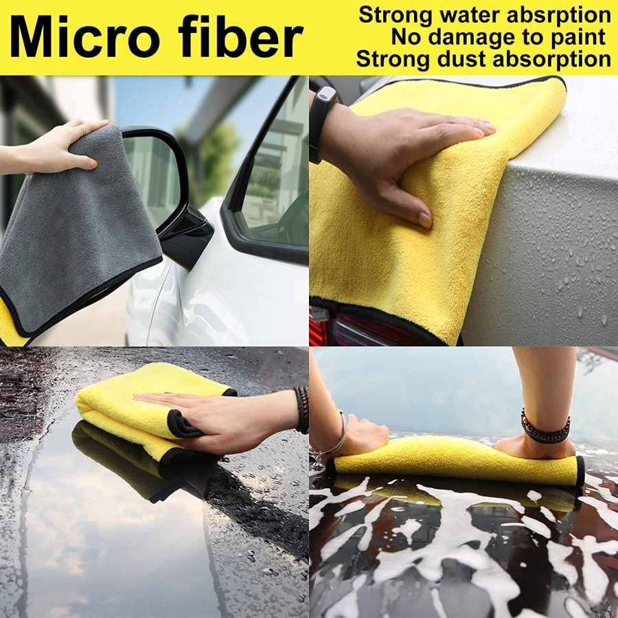 Jual Lap Mobil Microfiber 2 Warna Serbaguna Tebal - 30 x 30 cm | Shopee ...
