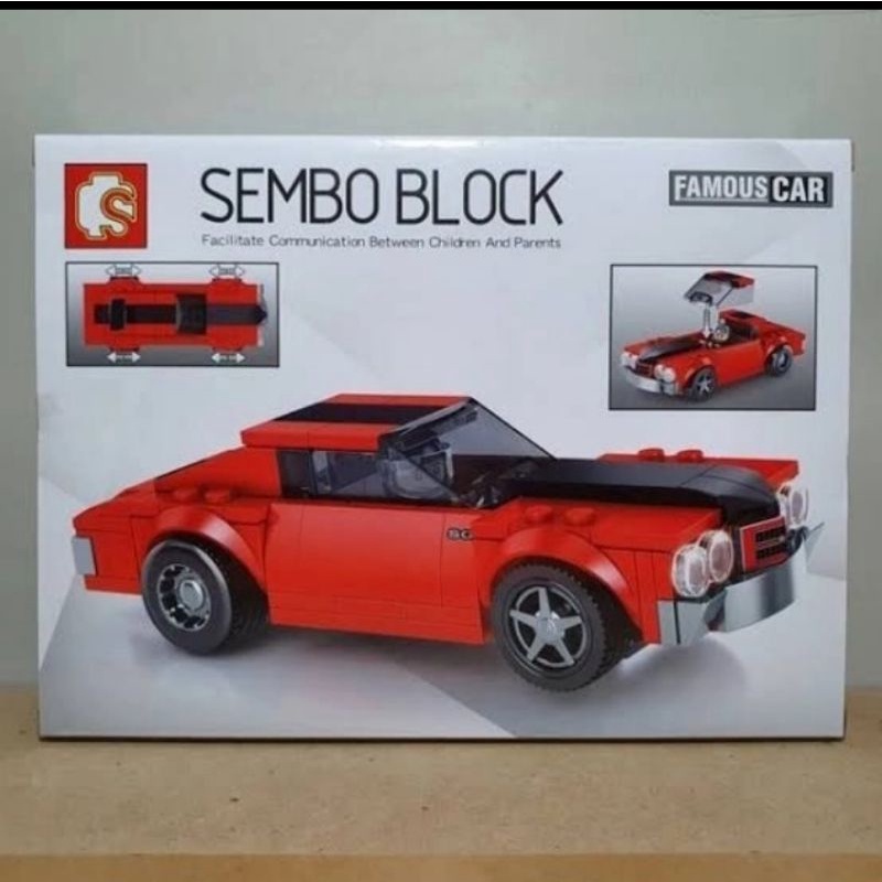 Jual Sembo Block Famous Car - Mainan Brick Mobil Sedan Anak Balok ...
