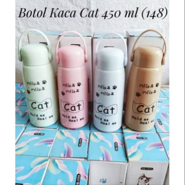 Jual Botol minum kaca cat tempat penyimpan minuman bottle water air ...