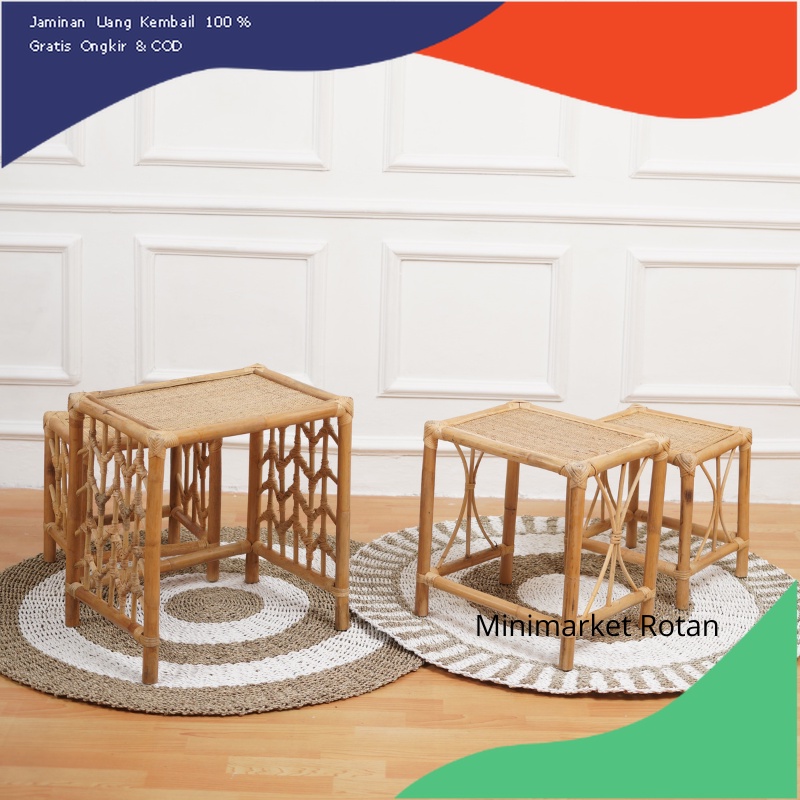 Jual Meja Rotan Minimalis Ruang Tamu Sisa Export, Meja Minimalis Murah ...