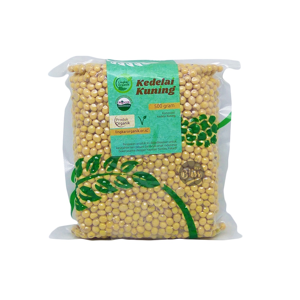 Jual Lingkar Organik Kacang Kedelai Kuning (500 gr) | Shopee Indonesia