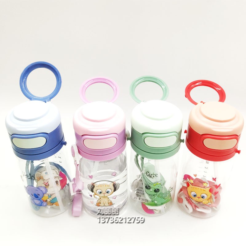 Jual BOTOL MINUM SELIYA ANAK KARAKTER / BOTOL MINUM SPORT ANAK LUCU DILENGKAPI SEDOTAN 550 ML ...