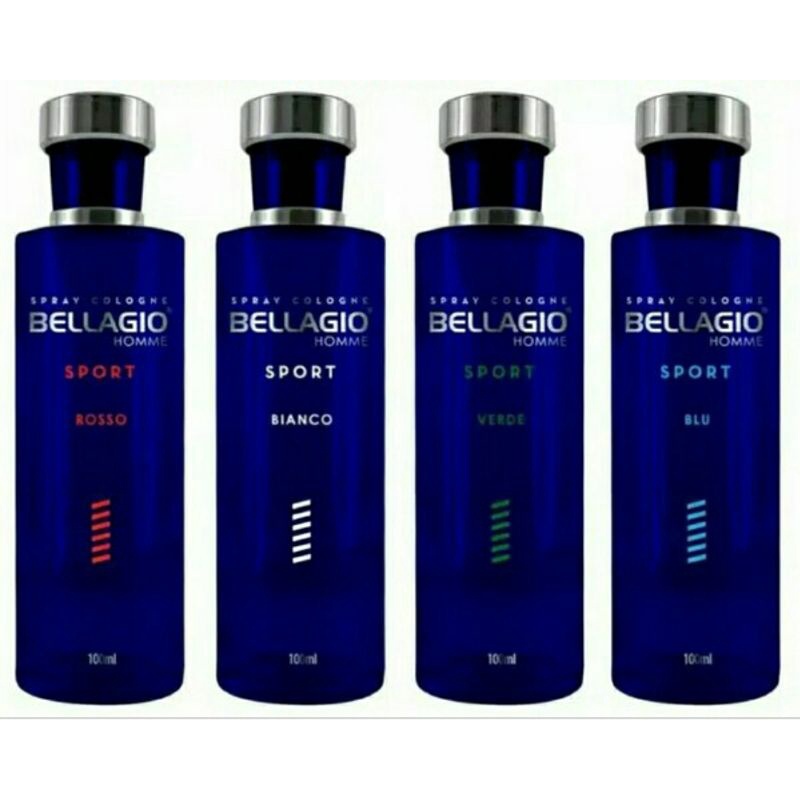 Jual Bellagio Spray Cologne Sport 100 Ml Original | Shopee Indonesia