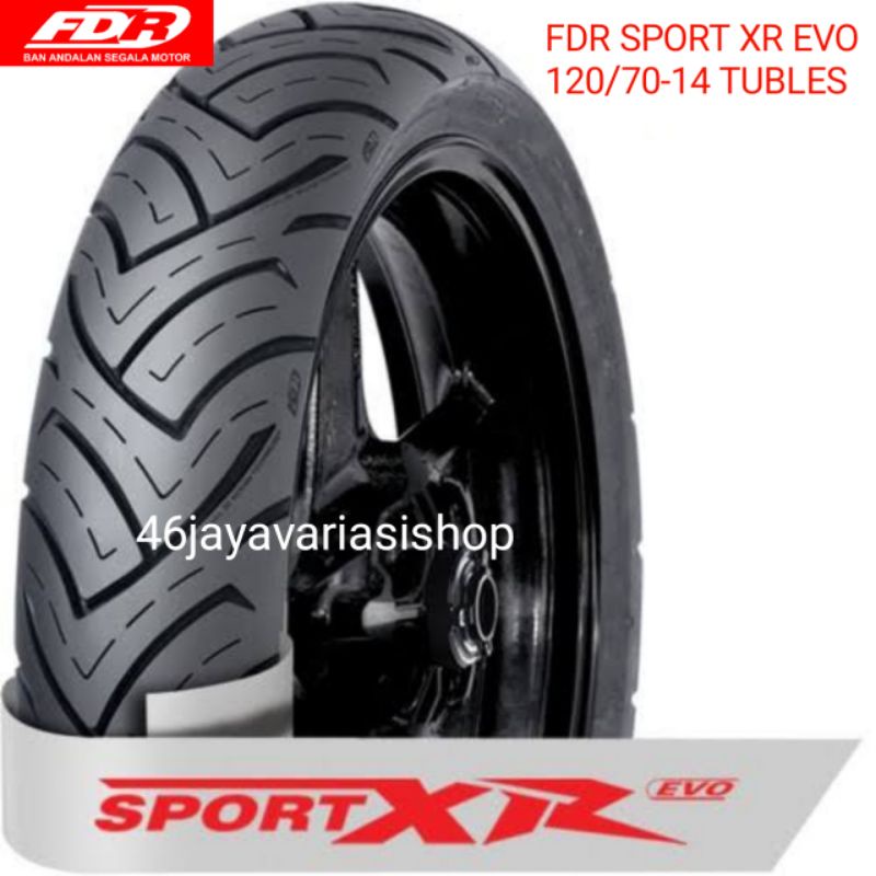 Jual BAN LUAR TUBLES FDR SPORT XR EVO RING 14 UKURAN 120/70-14 BAN BELAKANG PCX150 VARIO160 DLL ...