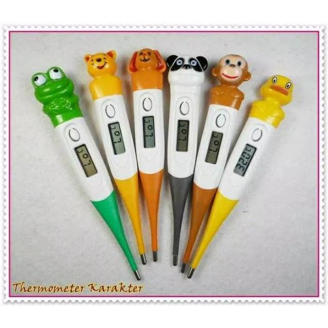 Jual Termometer Digital Kartun Karakter - Thermometer Motif - Alat Ukur ...