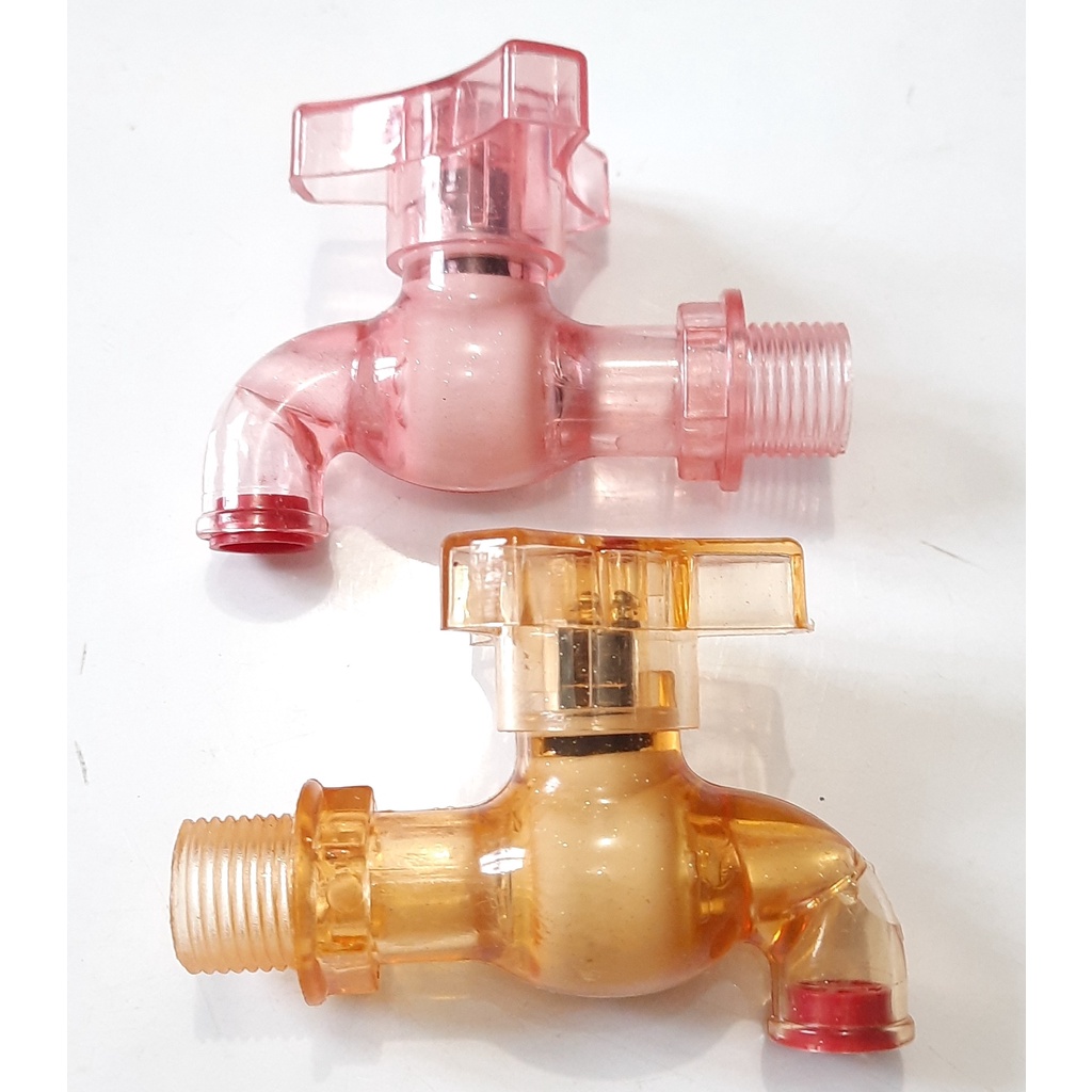 Jual Kran Air PVC Baling Transparan 1/2inch Atau Keran Kamar Mandi (D4188) | Shopee Indonesia