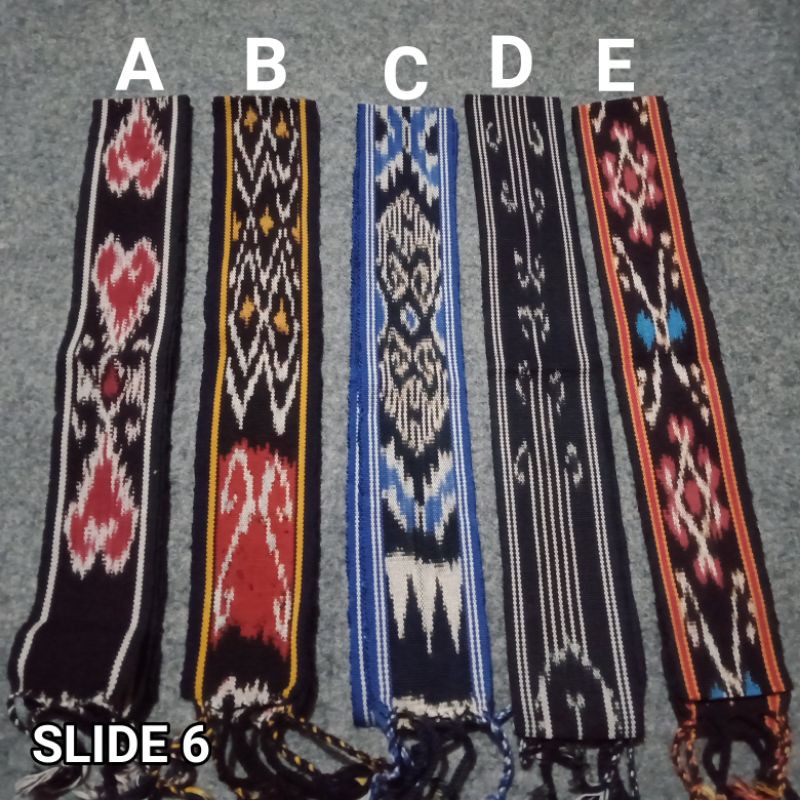Jual Ikat Kepala Gunung Outdoor Tenun Rajut Motif Kalimantan Papua ...
