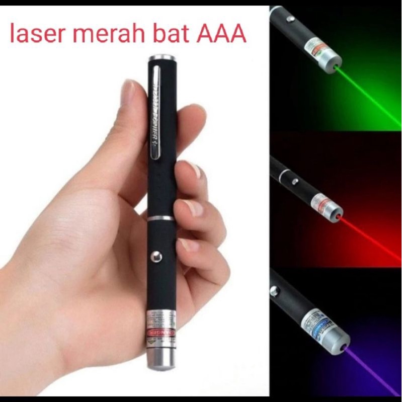 Jual Red Laser Pointer / laser merah free baterai | Shopee Indonesia