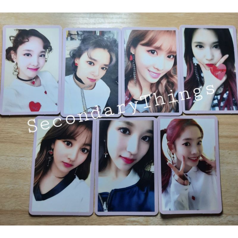 Jual [OFFICIAL] TWICE TCL2 Nayeon Jeongyeon Momo Sana Jihyo Mina Dahyun Pink ver B Photocard ...