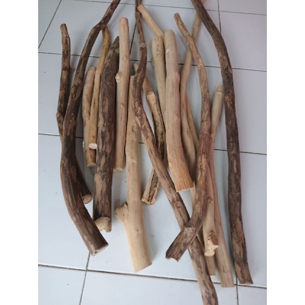 Jual Dahan macrame 50 cm| ranting kayu jati kering | teak wood | Shopee ...
